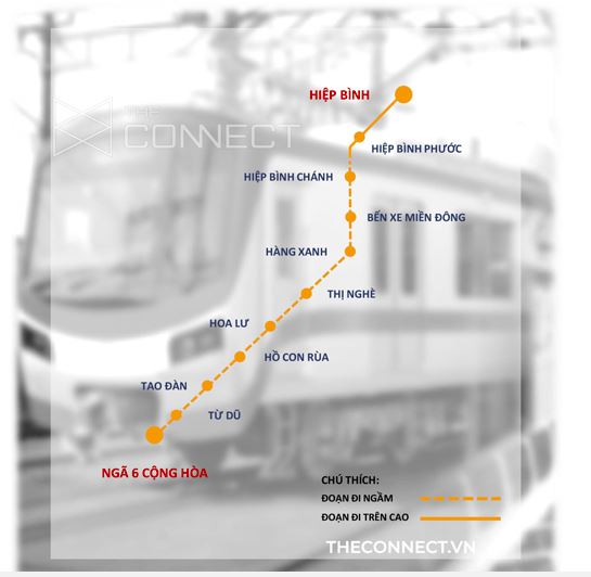 Sơ đồ các tuyến Metro TPHCM mới nhất 2025